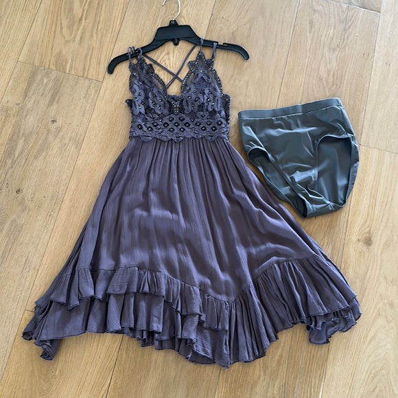 Costumes | Euc Dance Costume Worn 1 Season Hand Stoned Lace Elastic Top ...
